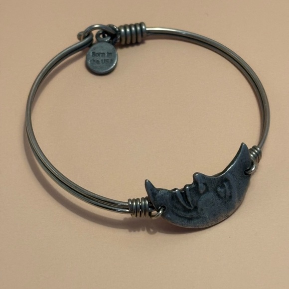 Luca + Danni | Jewelry | Ld Rustic Silver Tone Moon Face Bracelet ...